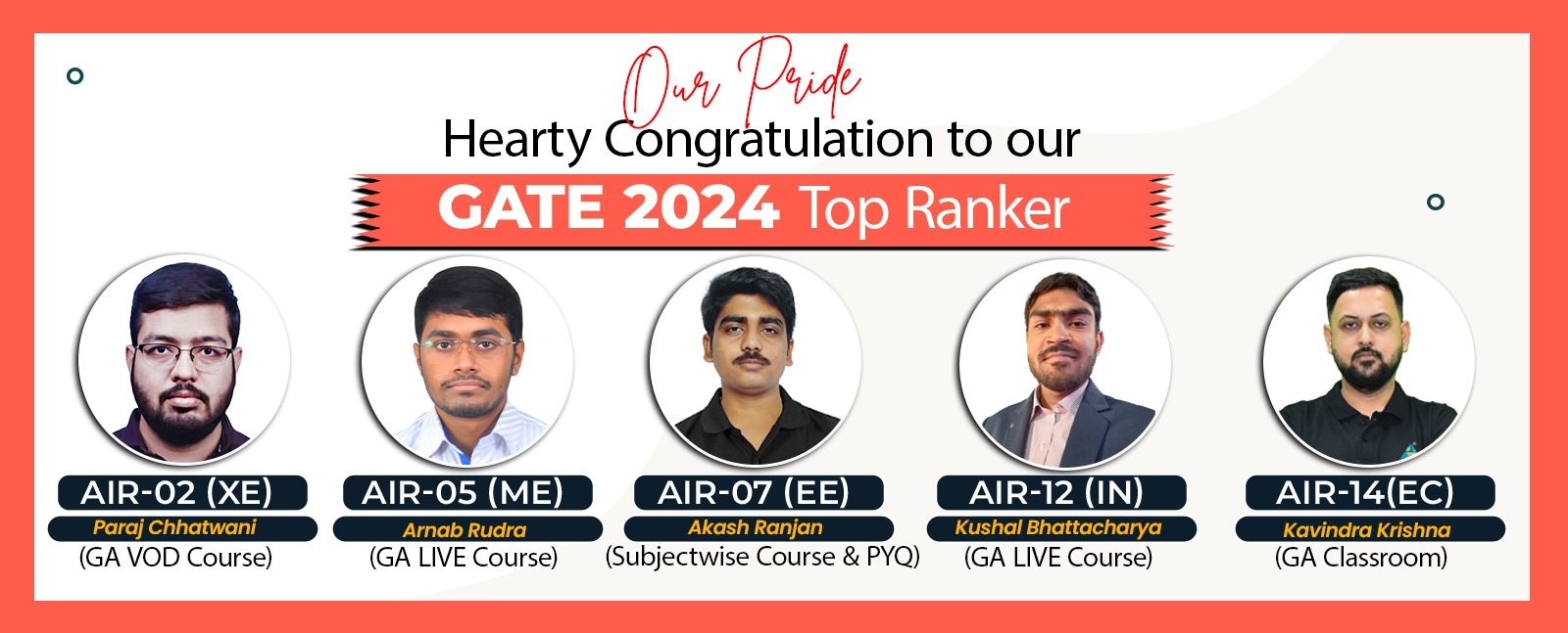 Pride of GATE ACADEMY - GATE ACADEMY