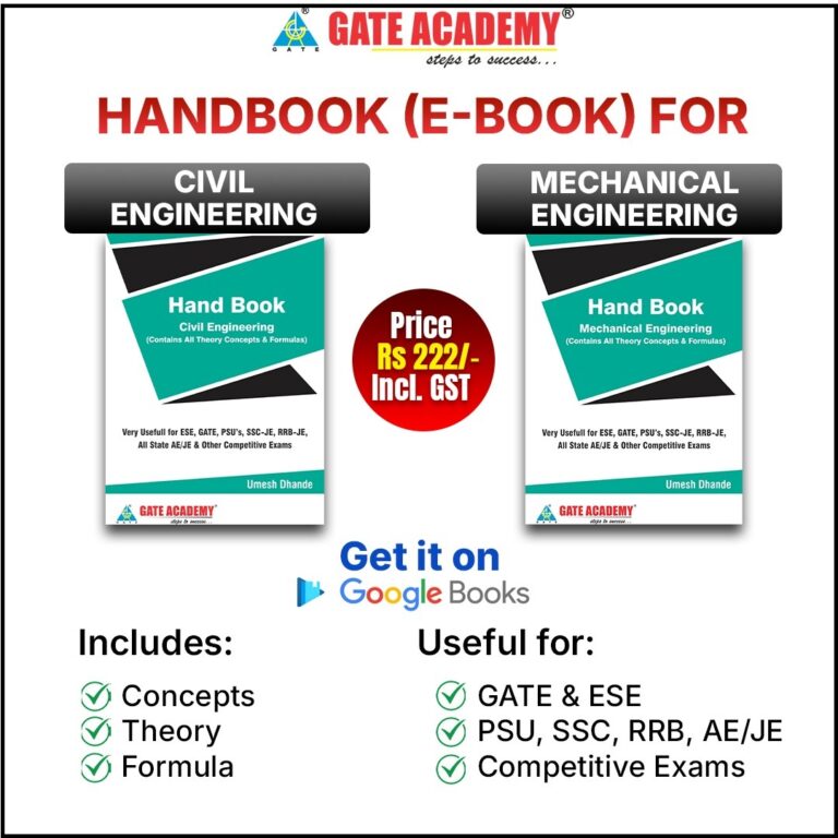 GATE ACADEMY E-Books - GATE ACADEMY